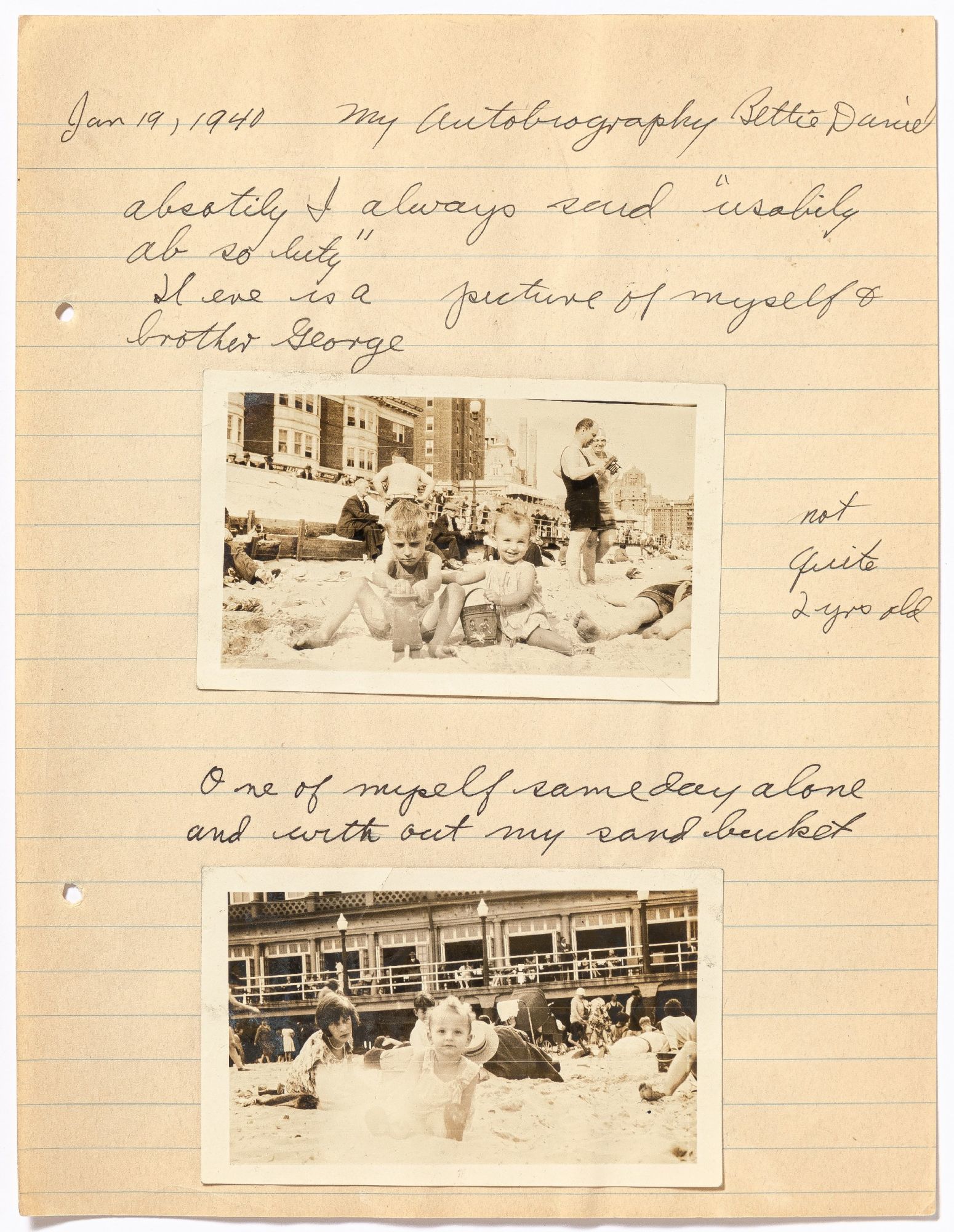 [Archive]: Handwritten Autobiography of a Young Woman in the 1930s ...