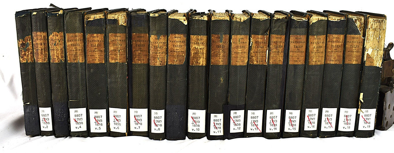 Irish National Tales and Romances (19 volume set) by William Hamilton ...