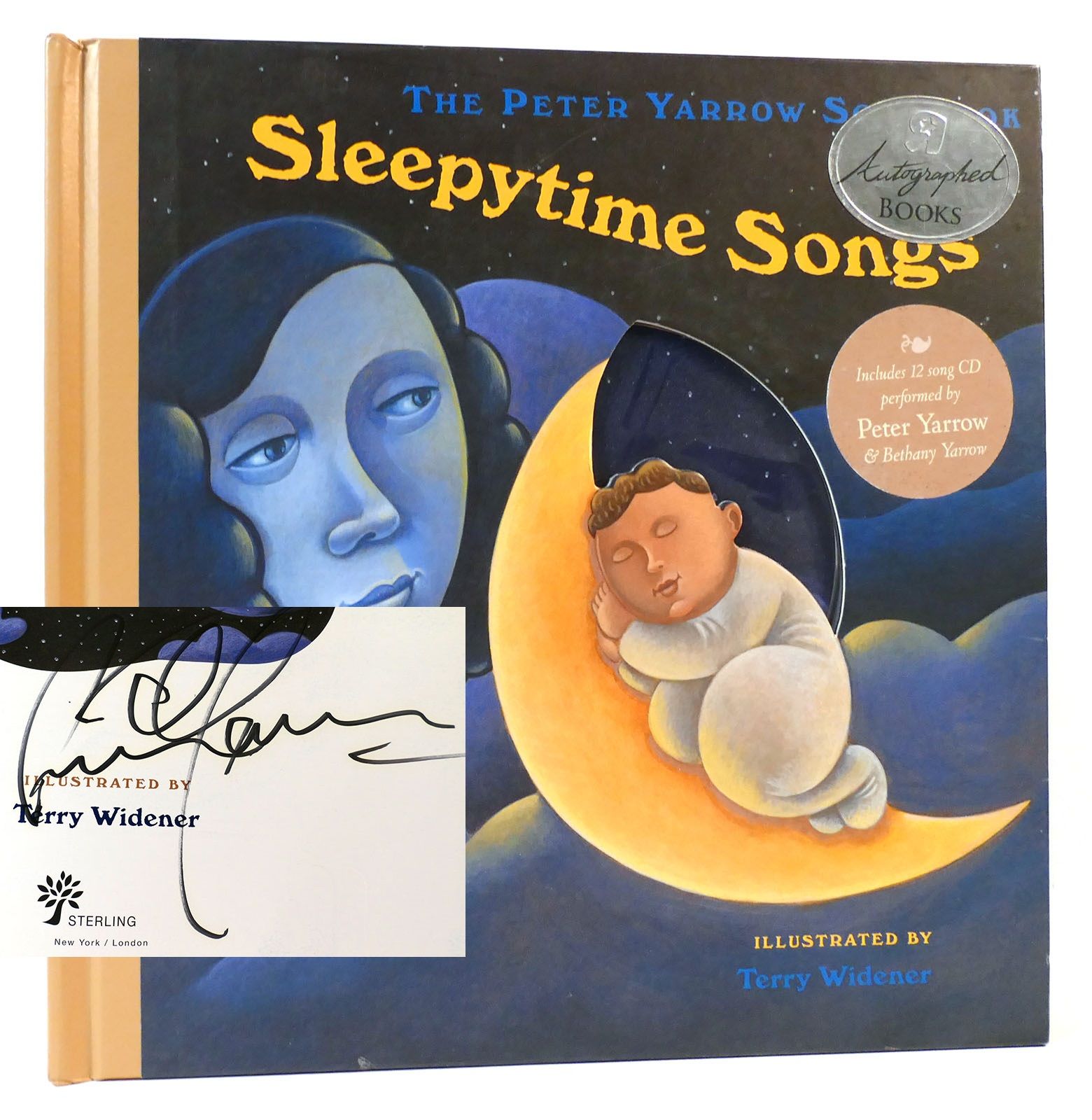 SLEEPYTIME SONGS SIGNED Peter Yarrow Songbook by Illustrated by Terry ...