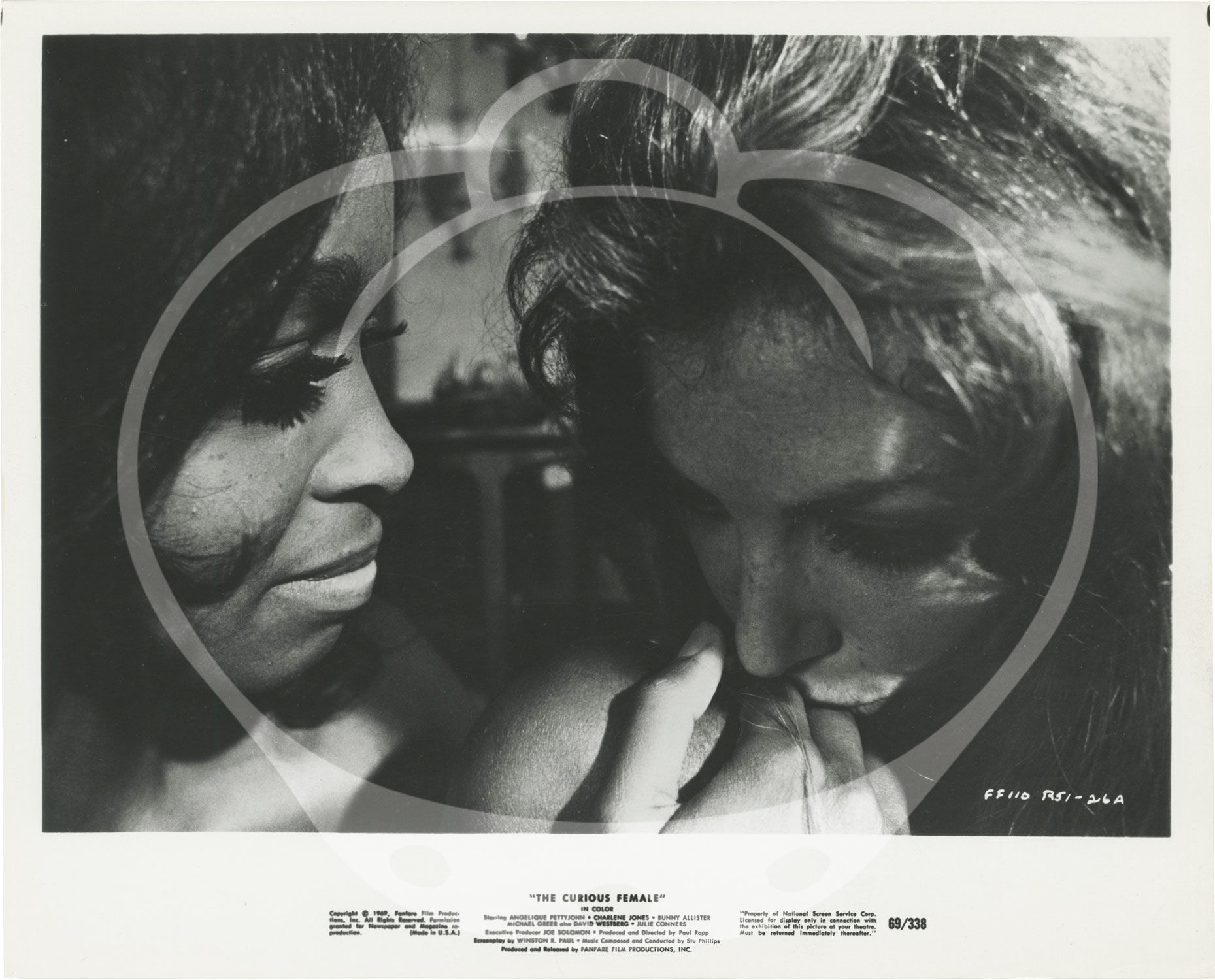 The Curious Female (Eight original photographs from the 1970 film) by ...