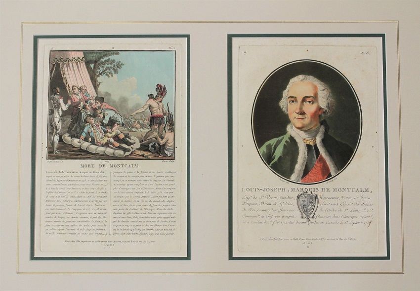 Mort De Montcalm./ Louis-Joseph, Marquis De Montcalm. by Desfontaines ...