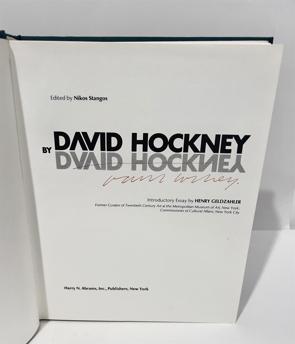 David Hockney by David Hockney ~ Signed by Hockney by Hockney, David ...