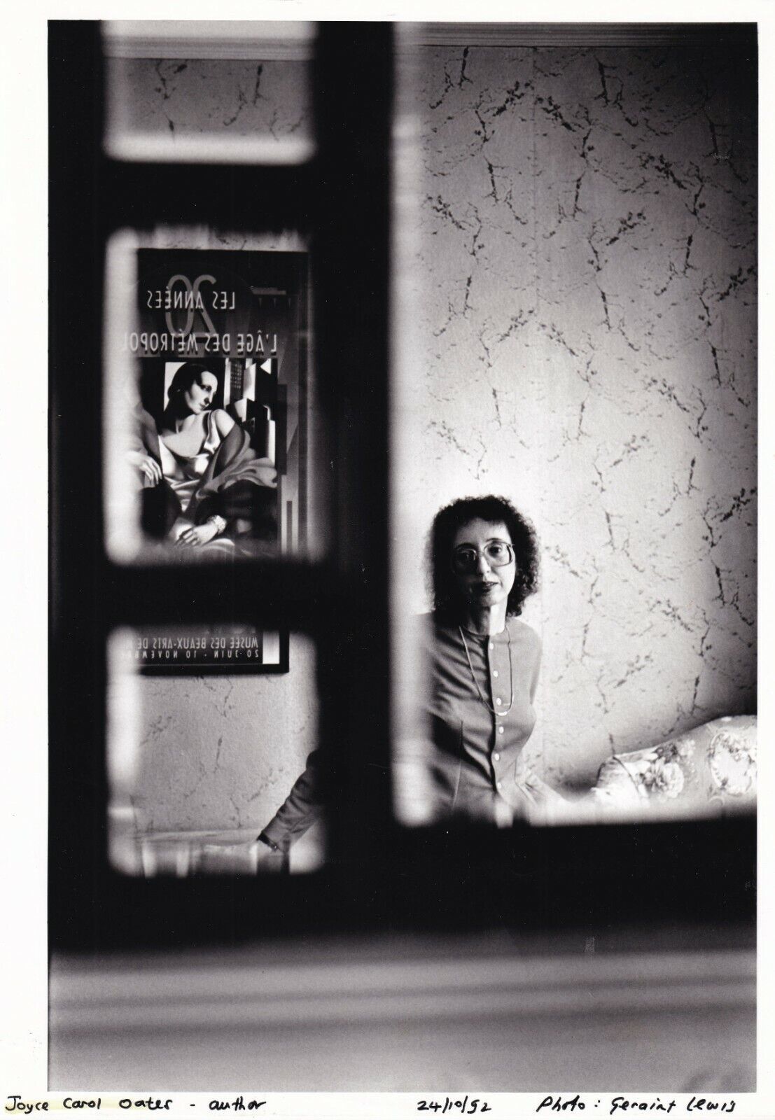 Original portrait photograph of Joyce Carol Oates, 1992 by Joyce Carol ...