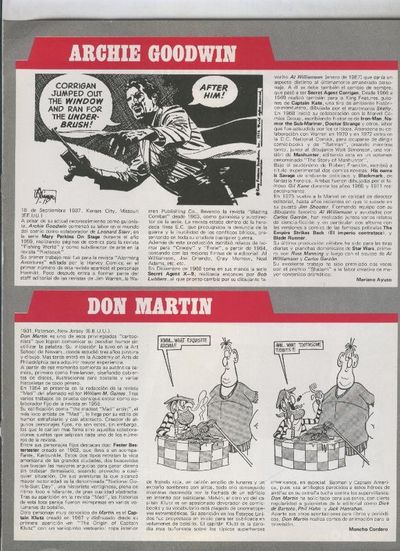 Historia de los Comics: Ficha de Archie Goodwin y Don Martin by Varios ...