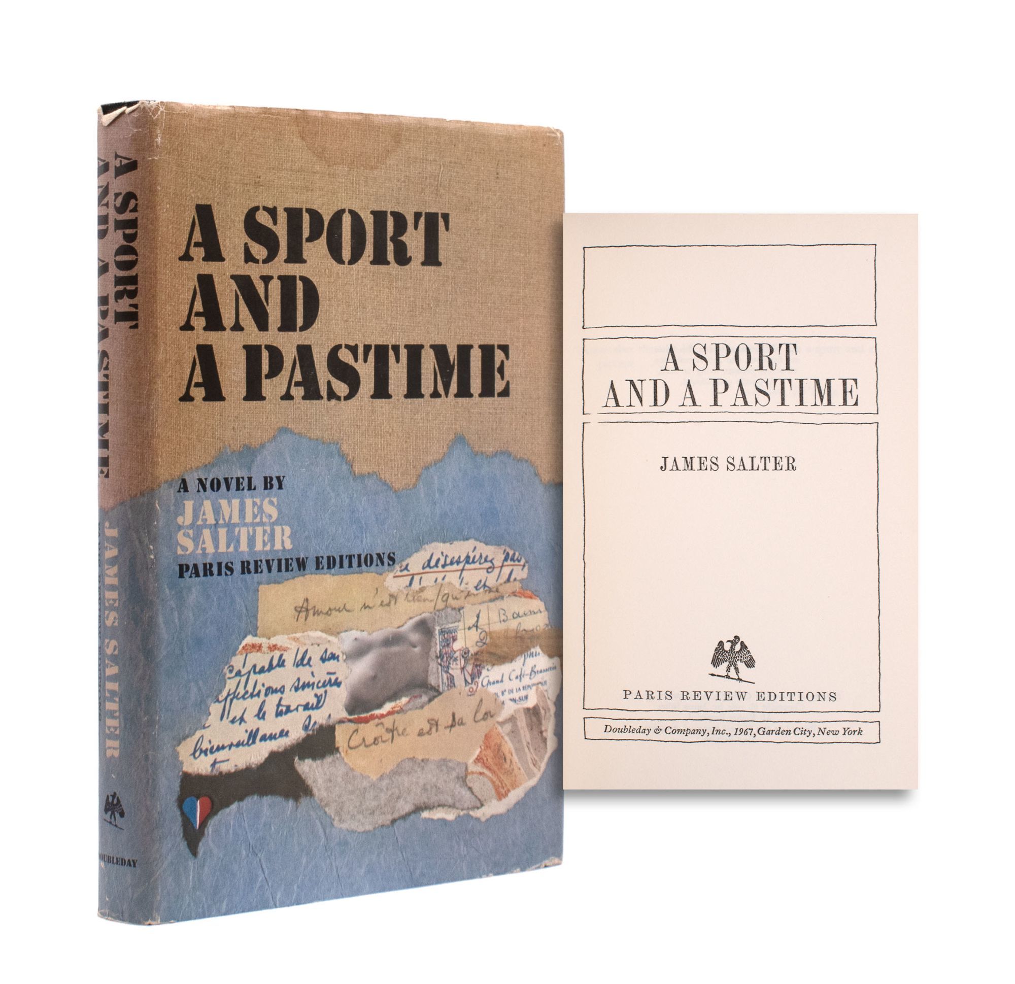 A Sport and a Pastime by Salter, James | 191 pp. 1 vols. 8vo | 1967 ...