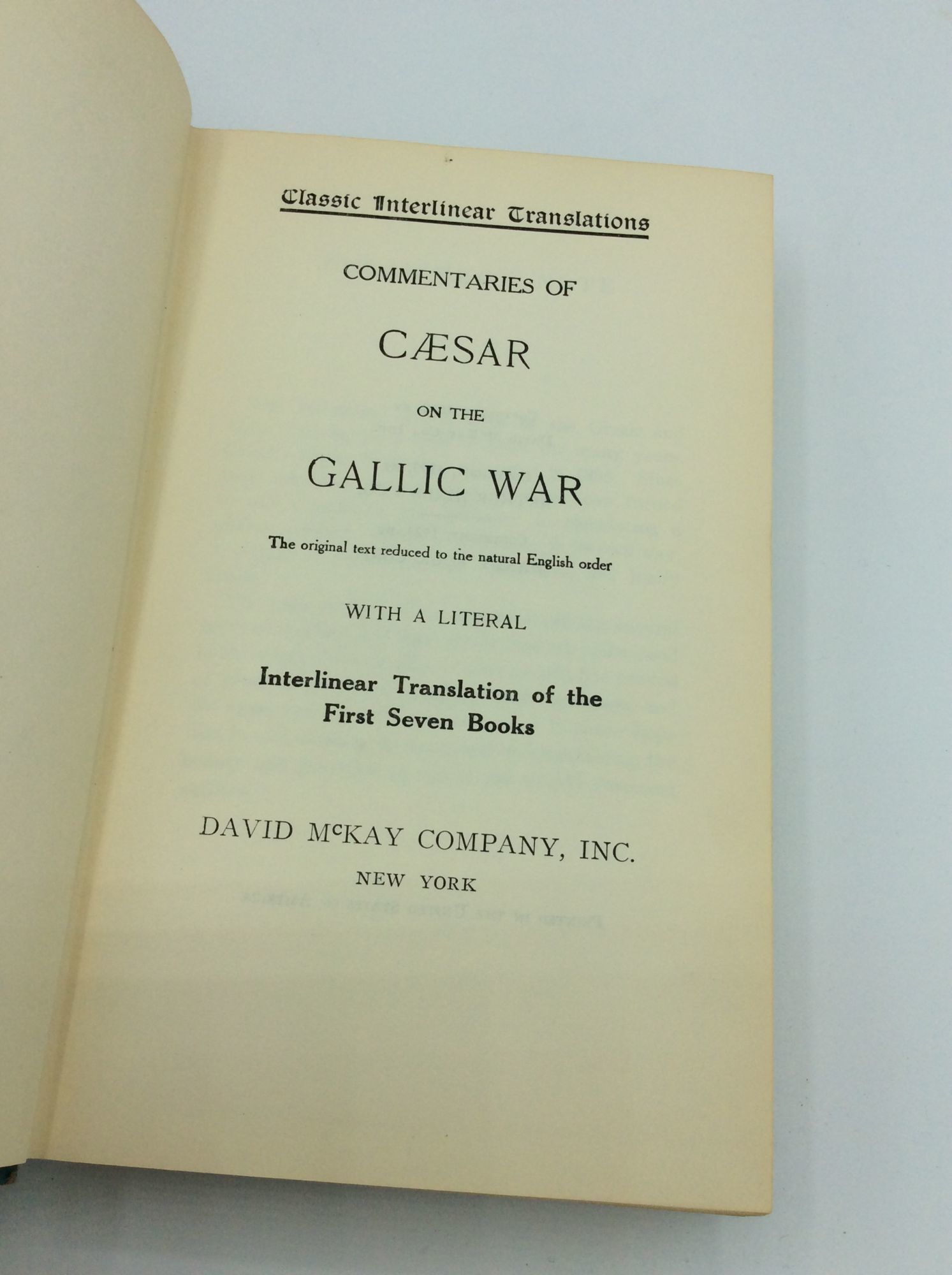 Julius Caesar Seven Commentaries On The Gallic War