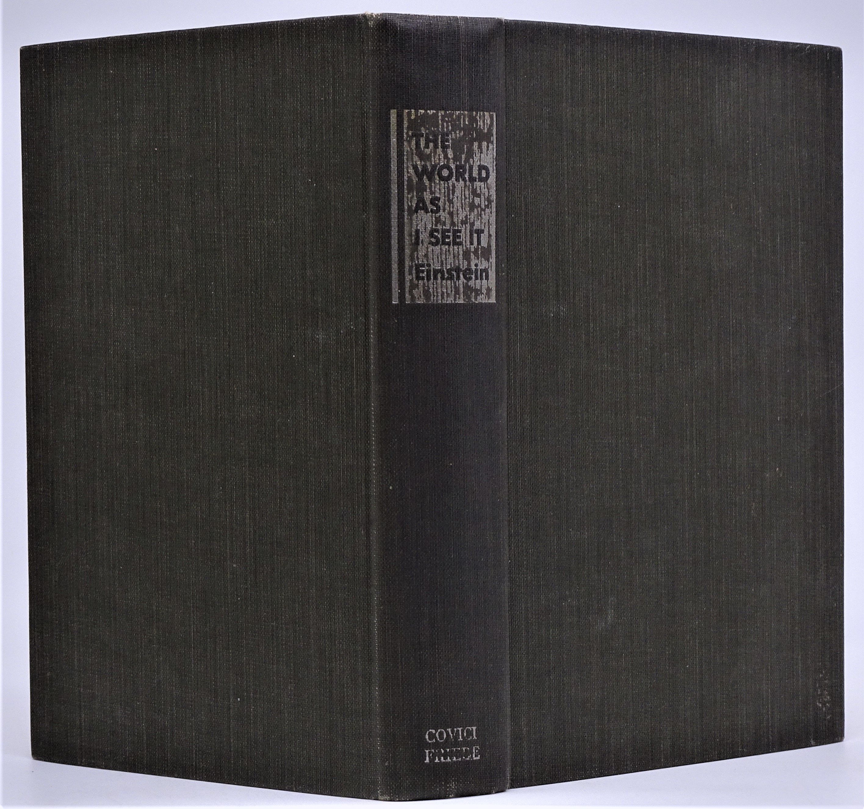 The World As I See It by Einstein, Albert | Hardcover | 1934 | Covici ...