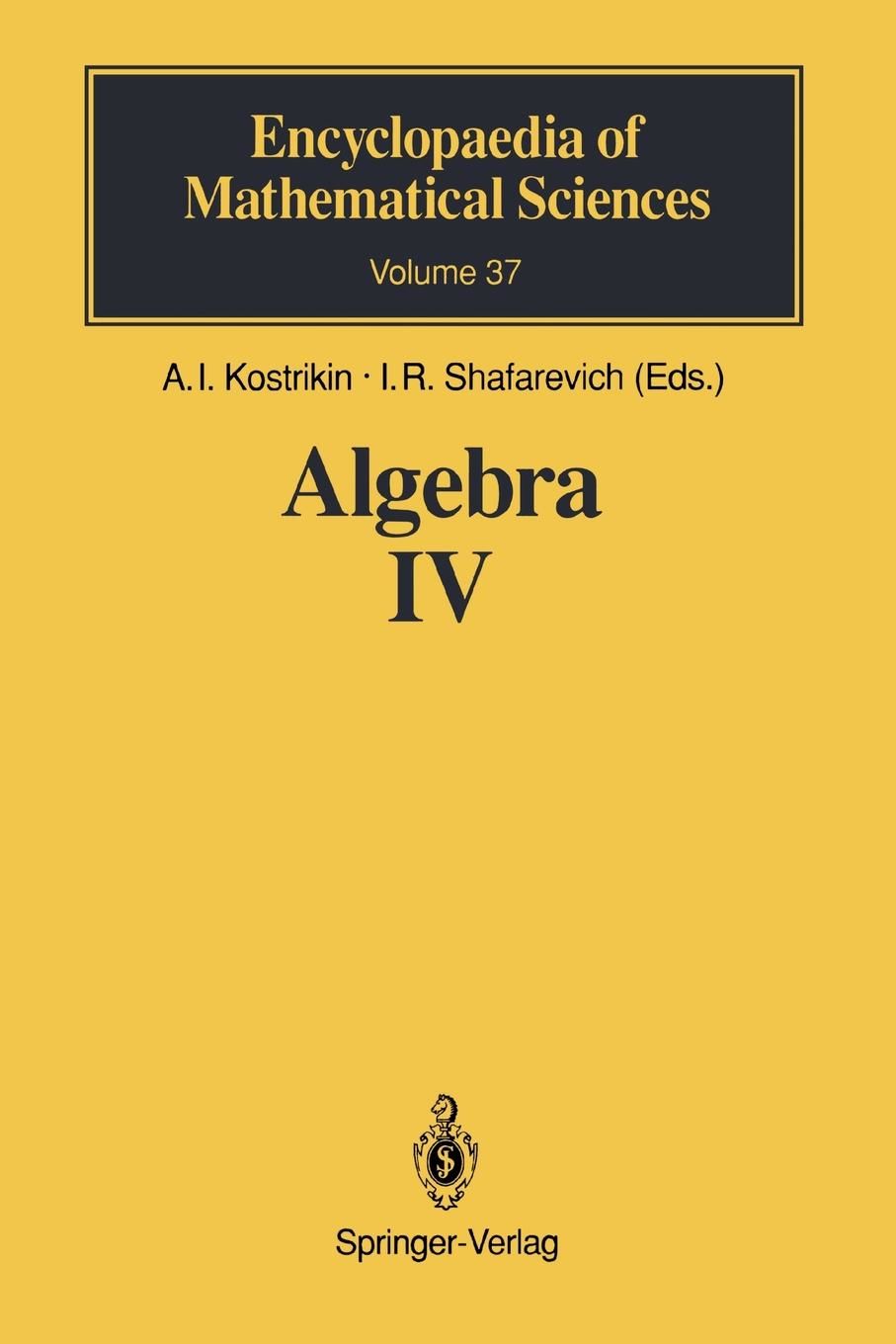 Algebra IV : Infinite Groups. Linear Groups by A.I. Kostrikin ... Algebra IV : Infinite Groups. Linear Groups by A.I. Kostrikin ...