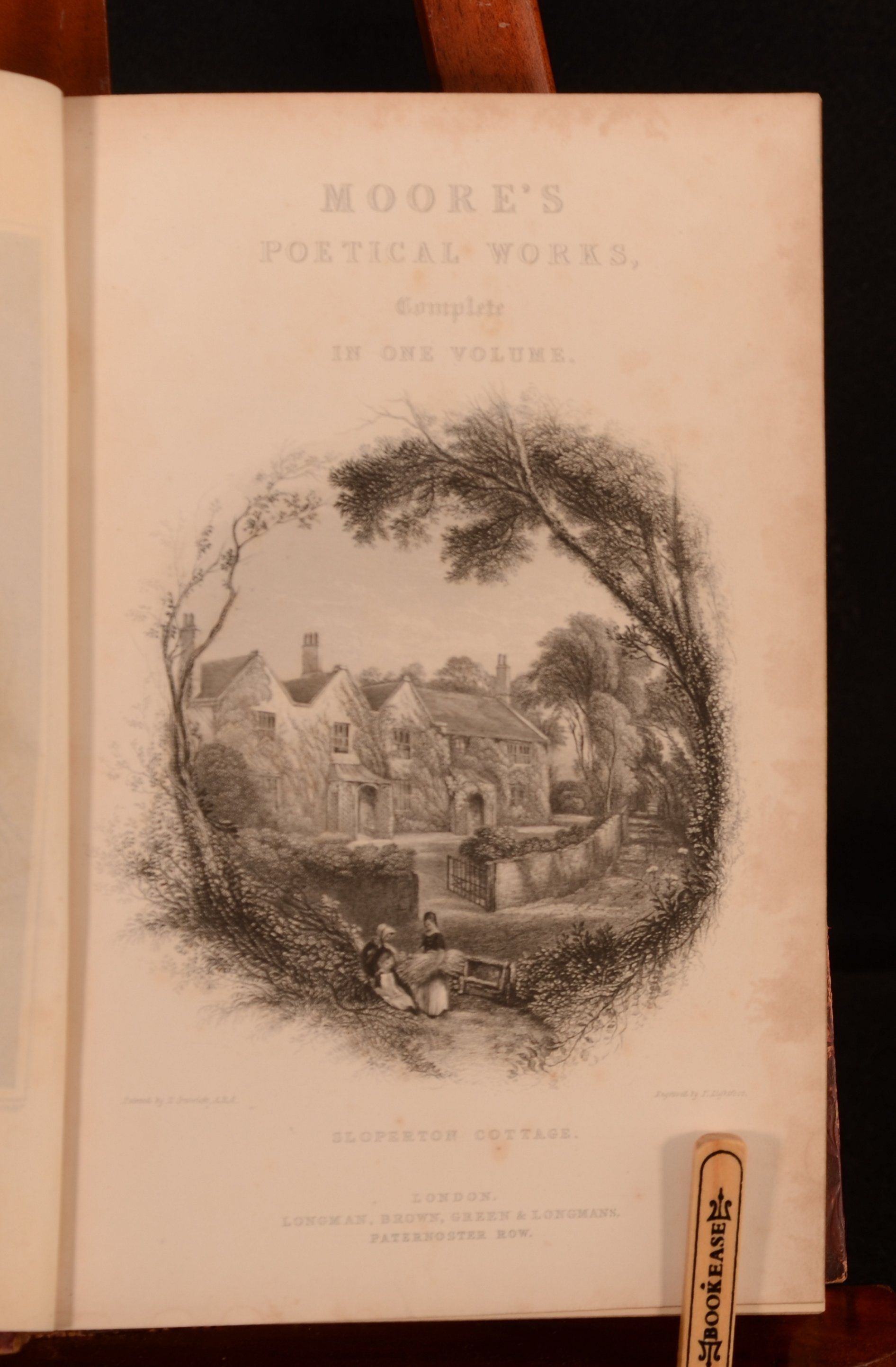 The Poetical Works of Thomas Moore Complete in One Volume by Thomas ...