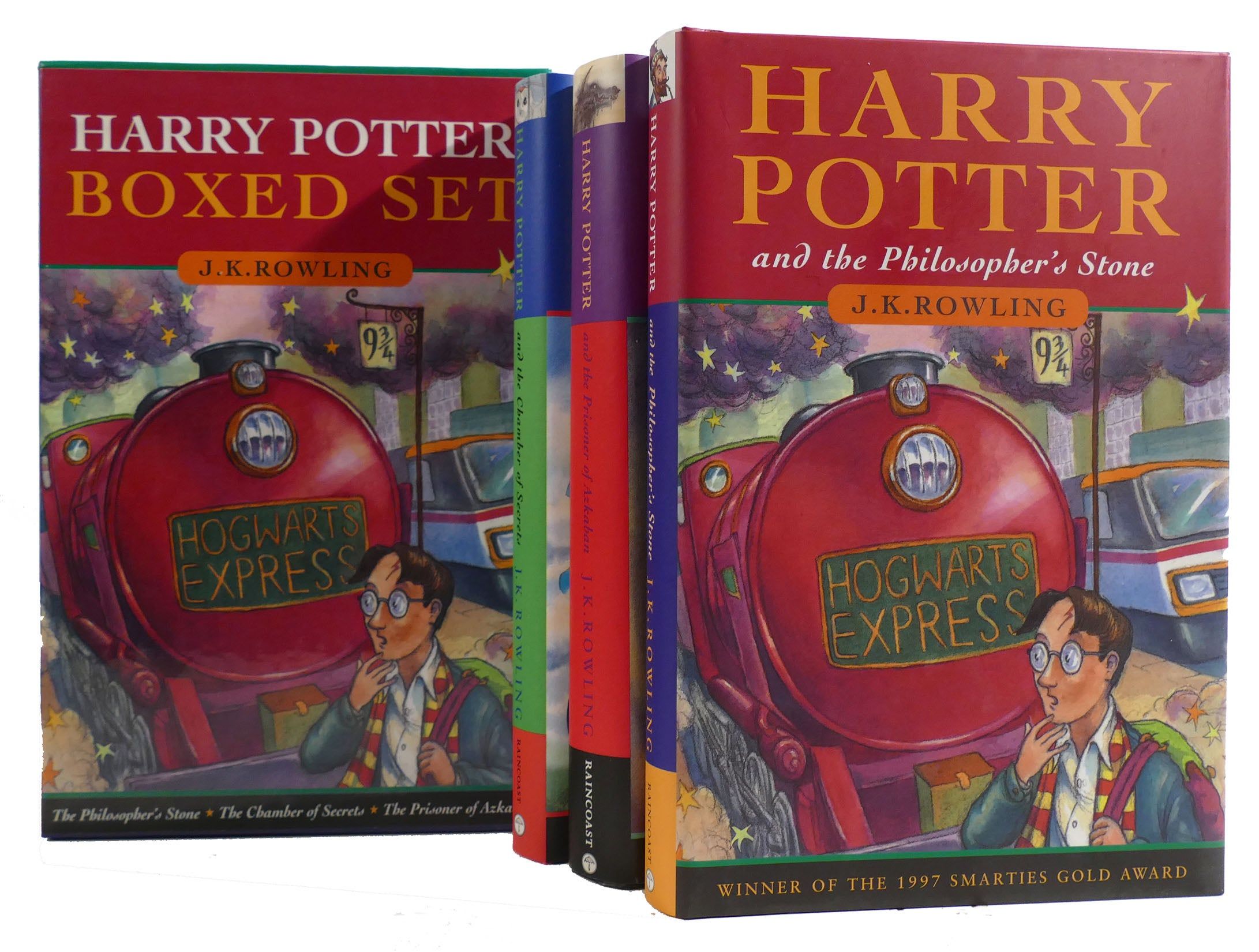 BIBLIO | HARRY POTTER 3 VOLUME BOXED SET THE PHILOSOPHER'S STONE ...