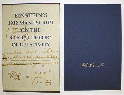 Einstein's 1912 Manuscript on the Special Theory of Relativity by ...