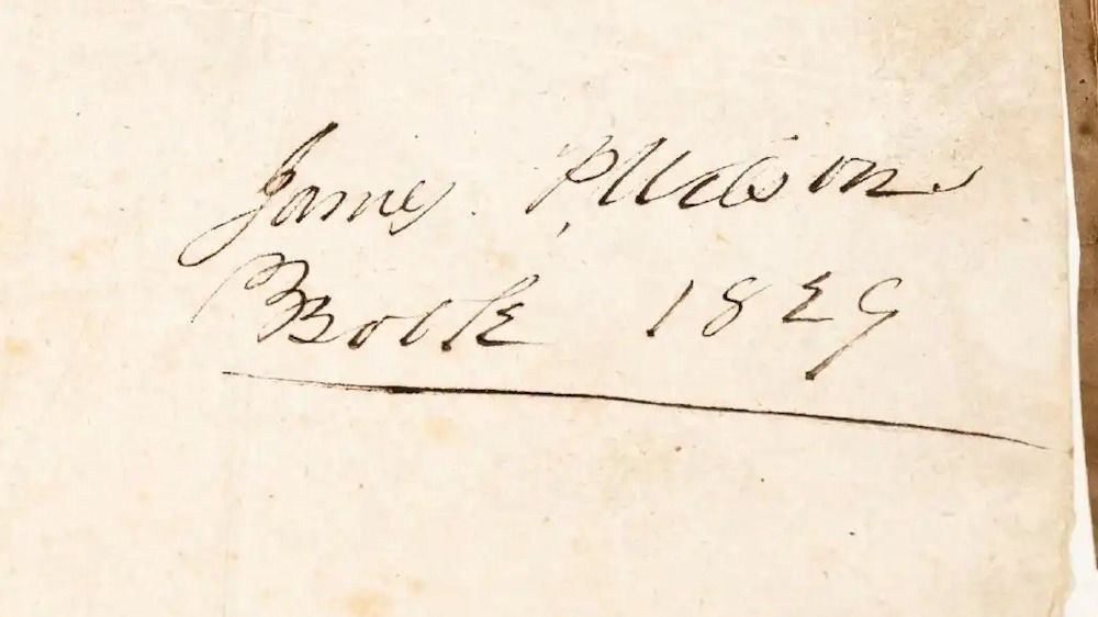 The James P. Wilson Family's "Slave Bible by Kept by James Pliny Wilson ...