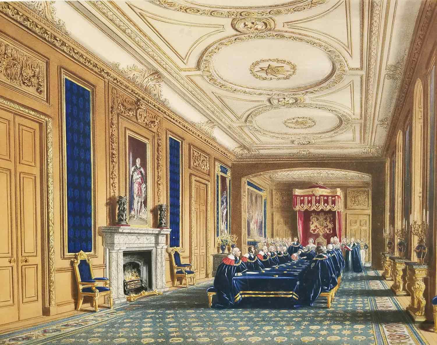 Inside Windsor Castle Throne Room
