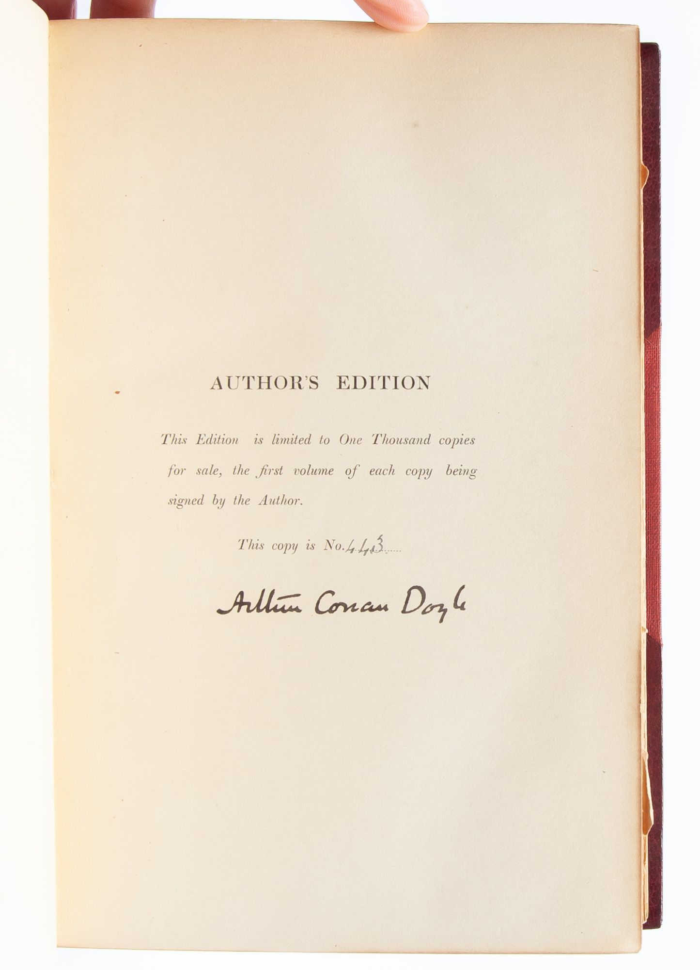 BIBLIO | The Works of Arthur Conan Doyle (Signed author's edition in 12 ...