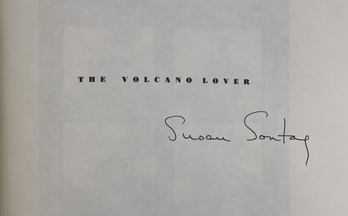 The Volcano Lover: A romance by SONTAG, Susan | | 1992 | Farrar Straus ...