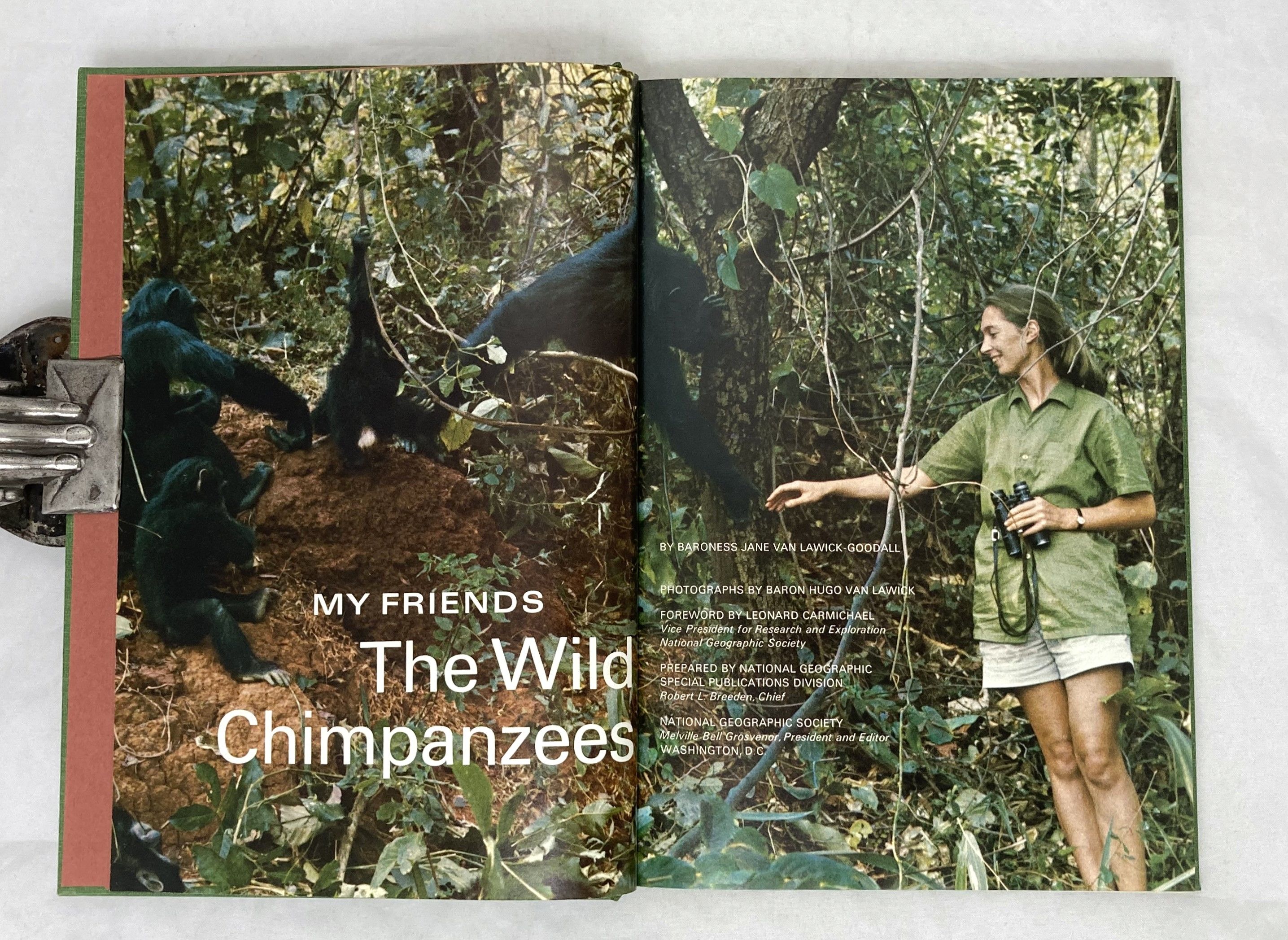 My Friends the Wild Chimpanzees by Jane Goodall - Signed First Edition ...
