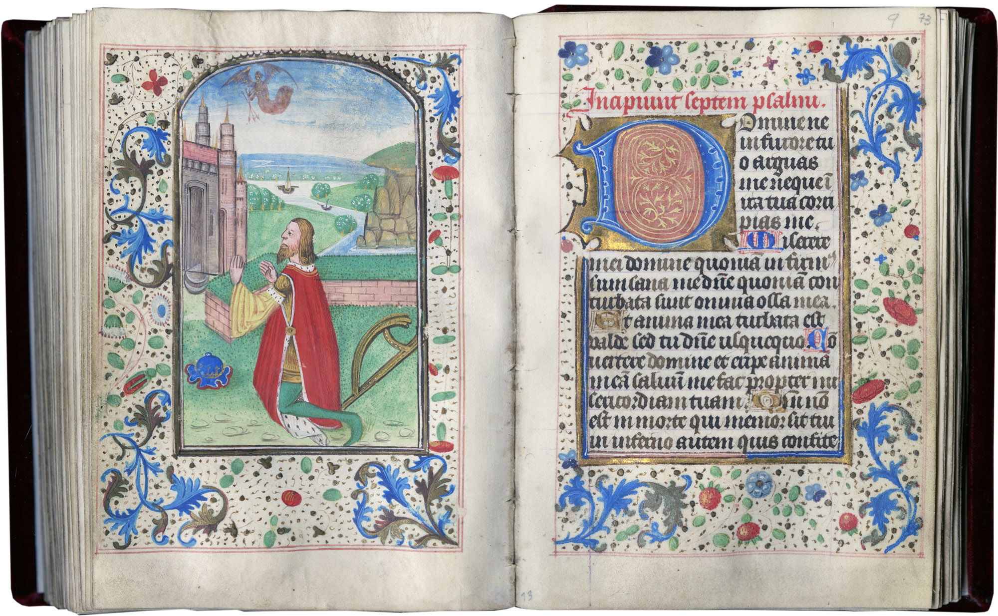 BIBLIO | BOOK OF HOURS (USE OF ROME?); illuminated manuscript on ...