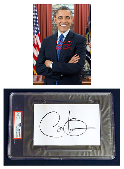 Barack Obama Autograph, PSA Certified & Encapsulated by Barack Obama ...