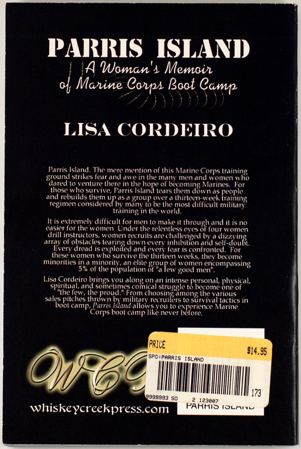 Parris Island: A Woman's Memoir of Marine Corps Boot Camp by Lisa ...