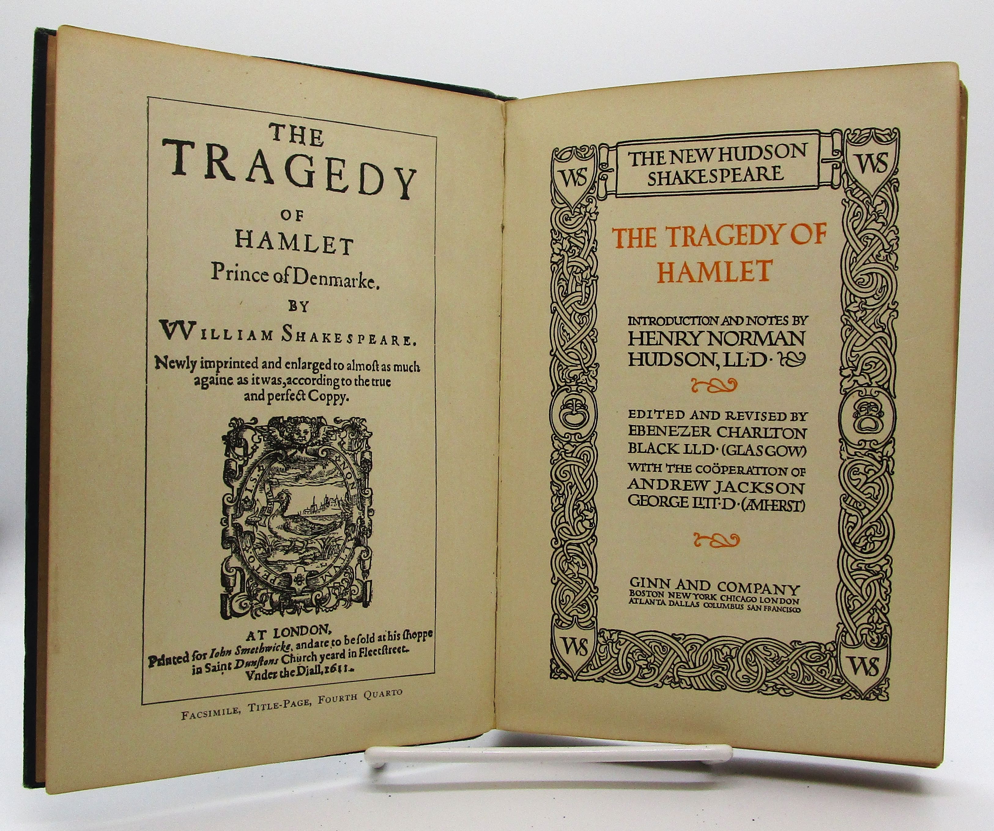 Tragedy of Hamlet - New Hudson Shakespeare by Shakespeare, William ...