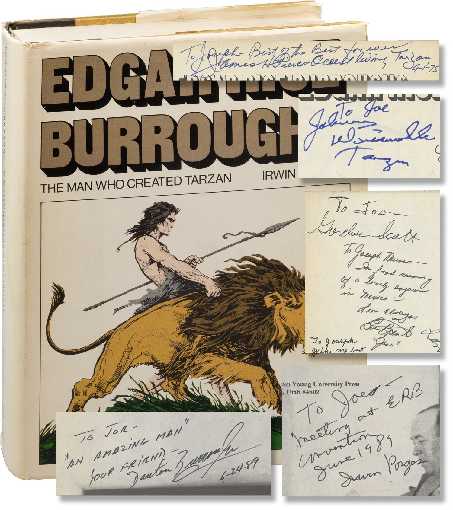 Edgar Rice Burroughs: The Man Who Created Tarzan (First Edition, signed ...