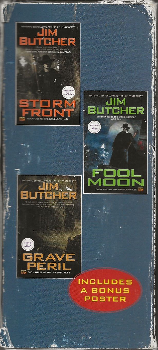 Storm Front/ Fool Moon/ Grave Peril by Jim Butcher | mass paperback ...
