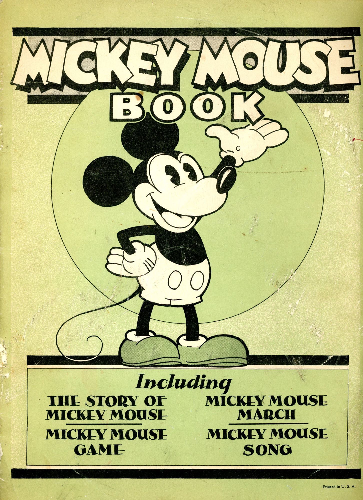 Mickey Mouse Book by DISNEY, Walt and Bobette Bibo | Staplebound | 1930 ...