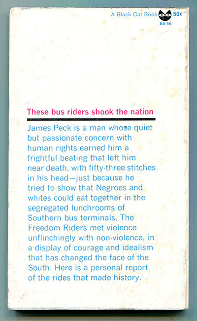Freedom Ride by Peck, James | Paperback | 1962 | Grove Press, Inc. | BIBLIO