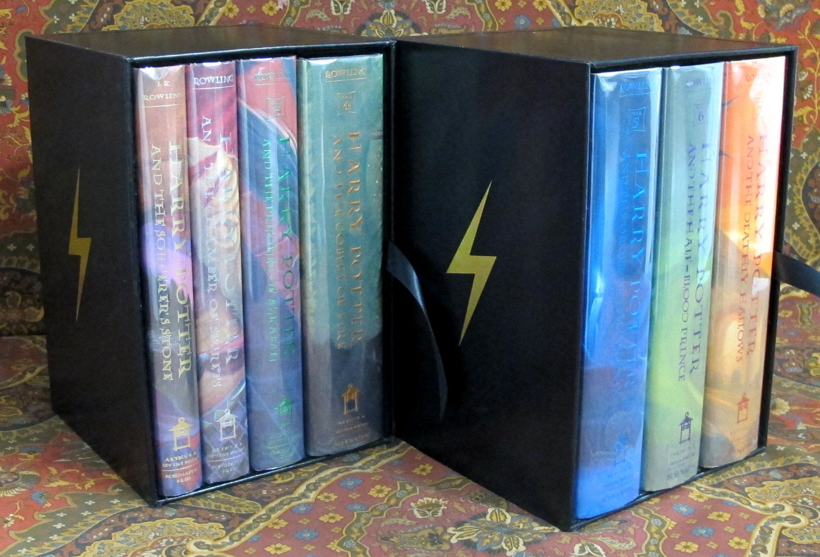 Harry Potter - Full 7 Volume Set 1st US Edition, 2 Copies Signed By ...