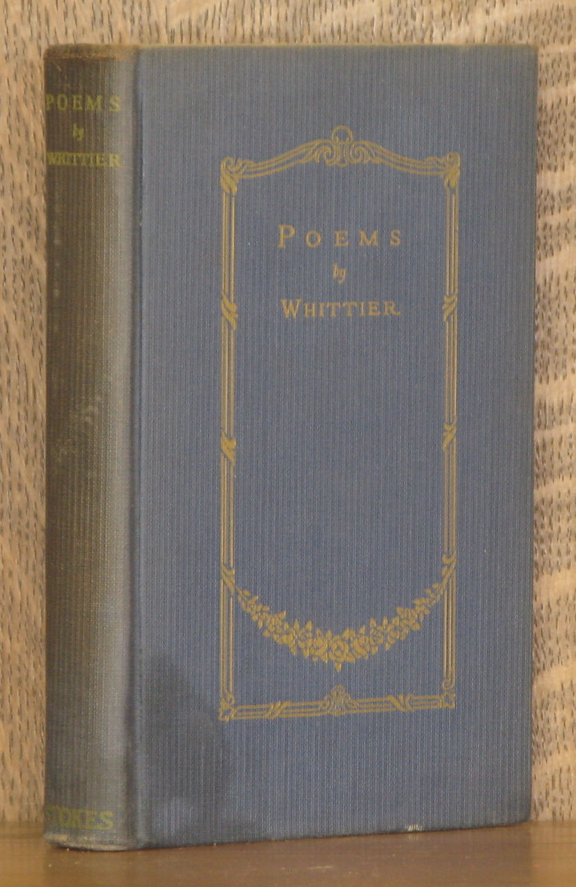 POEMS BY JOHN G. WHITTIER by John G. Whittier | Hardcover | 1893 ...