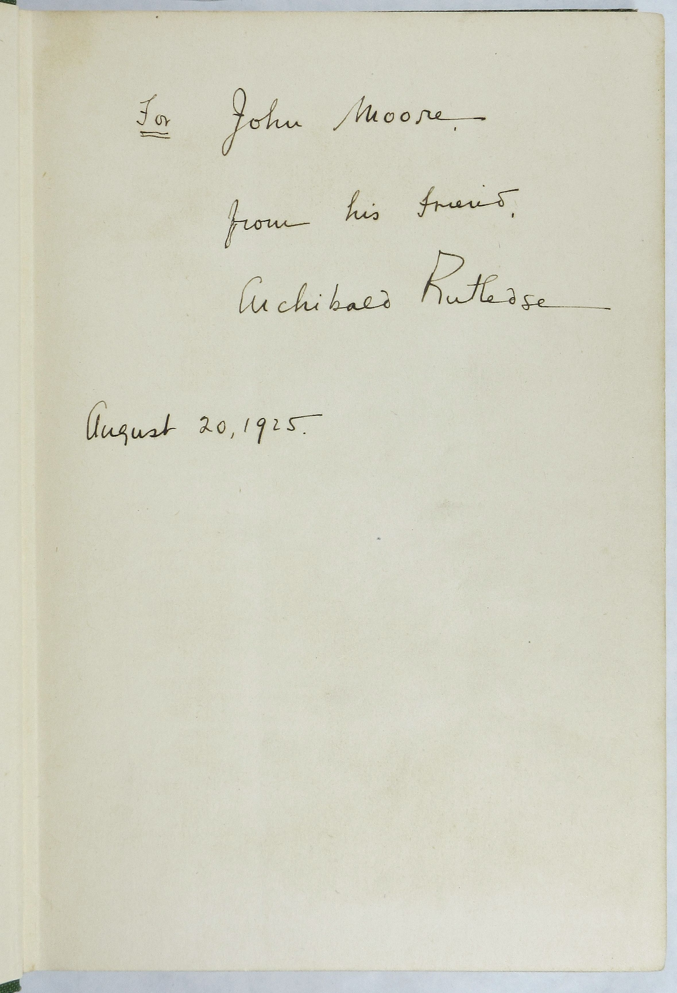 TOM AND I ON THE OLD PLANTATION. [Signed and Inscribed by the Author ...