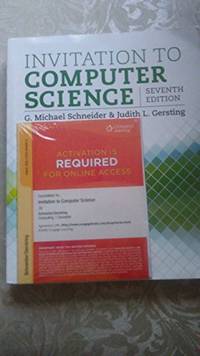 BIBLIO | Invitation to Computer Science by Schneider, G.Michael; Gersting, Judith | Paperback ...