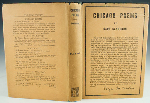 BIBLIO | Chicago Poems by Sandburg, Carl | | 1916 | Henry Holt