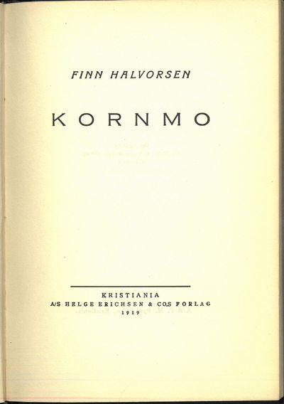 Kornmo. (photo 1)