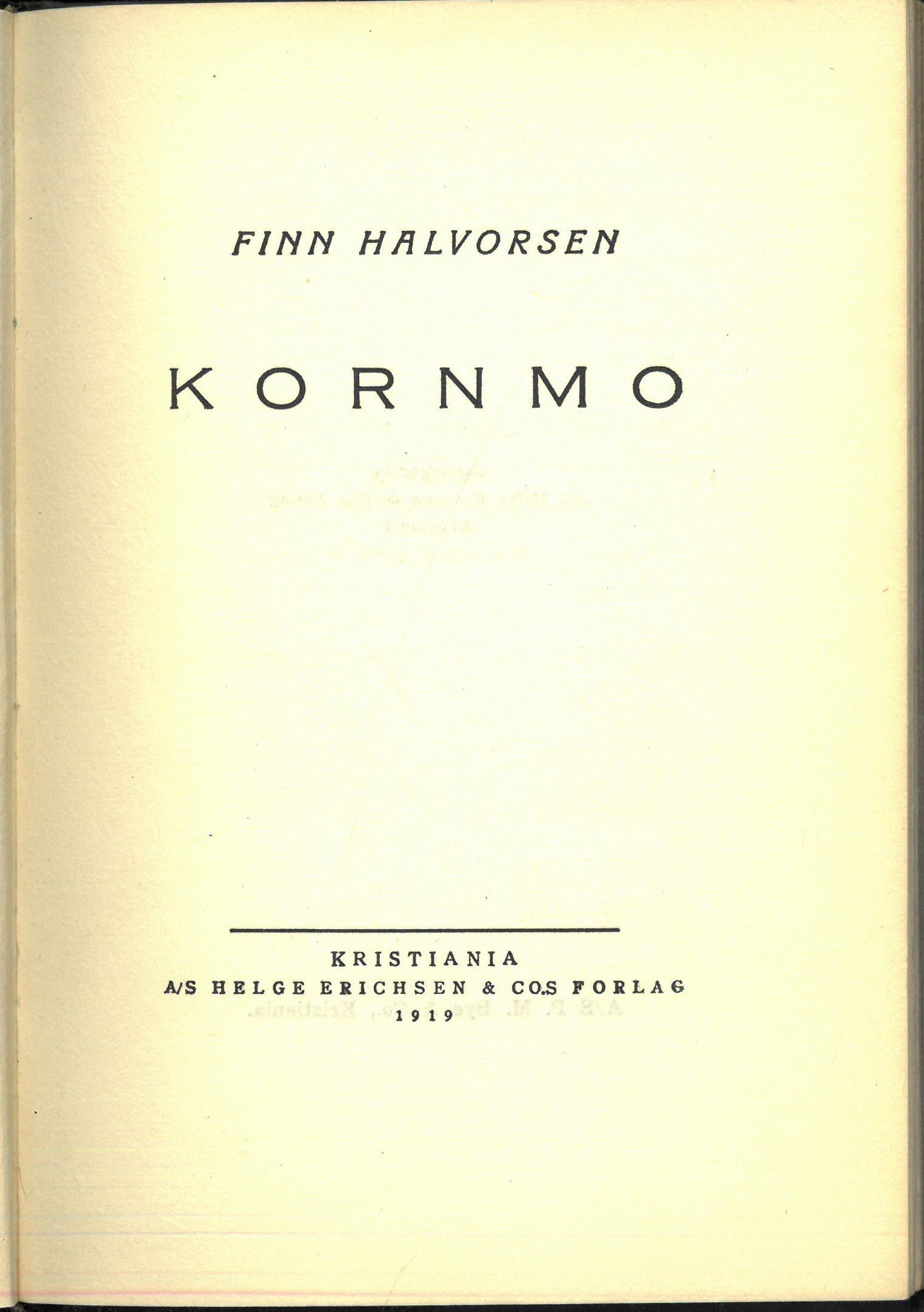 HALVORSEN, Finn