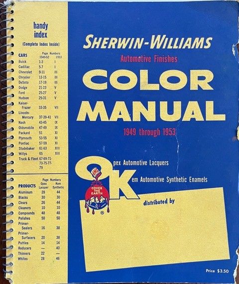 Sherwin-Williams Color automotive finishes: color manual 1949 through ...