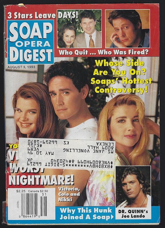 Soap Opera Digest August by Soap Opera Digest (71 items) - Biblio