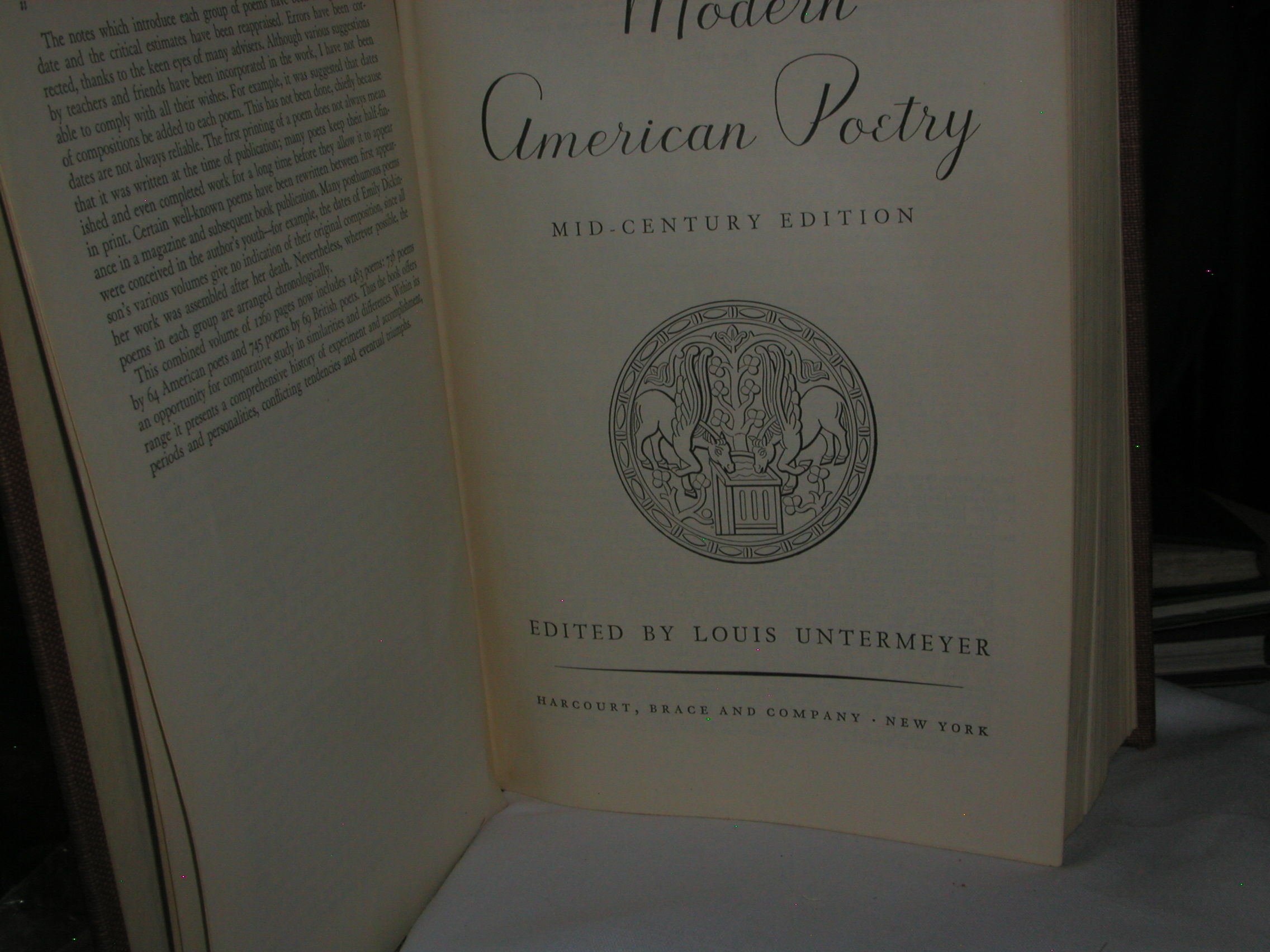 Modern American Poetry & Modern British Poetry (Mid Century Edition) by ...