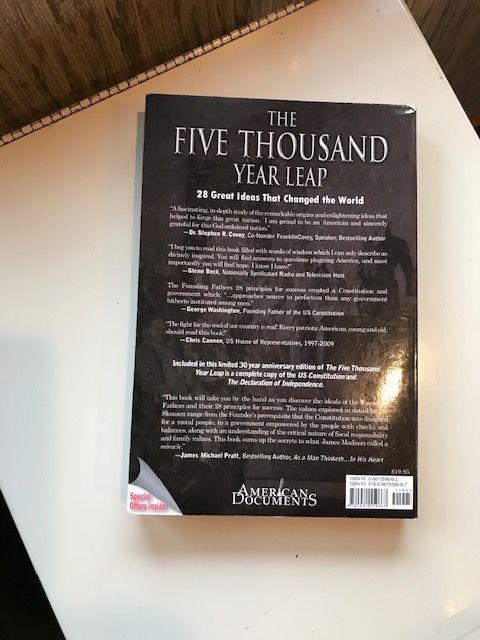 The Five Thousand Year Leap by W. Cleon Skousen - Paperback - 2009 ...