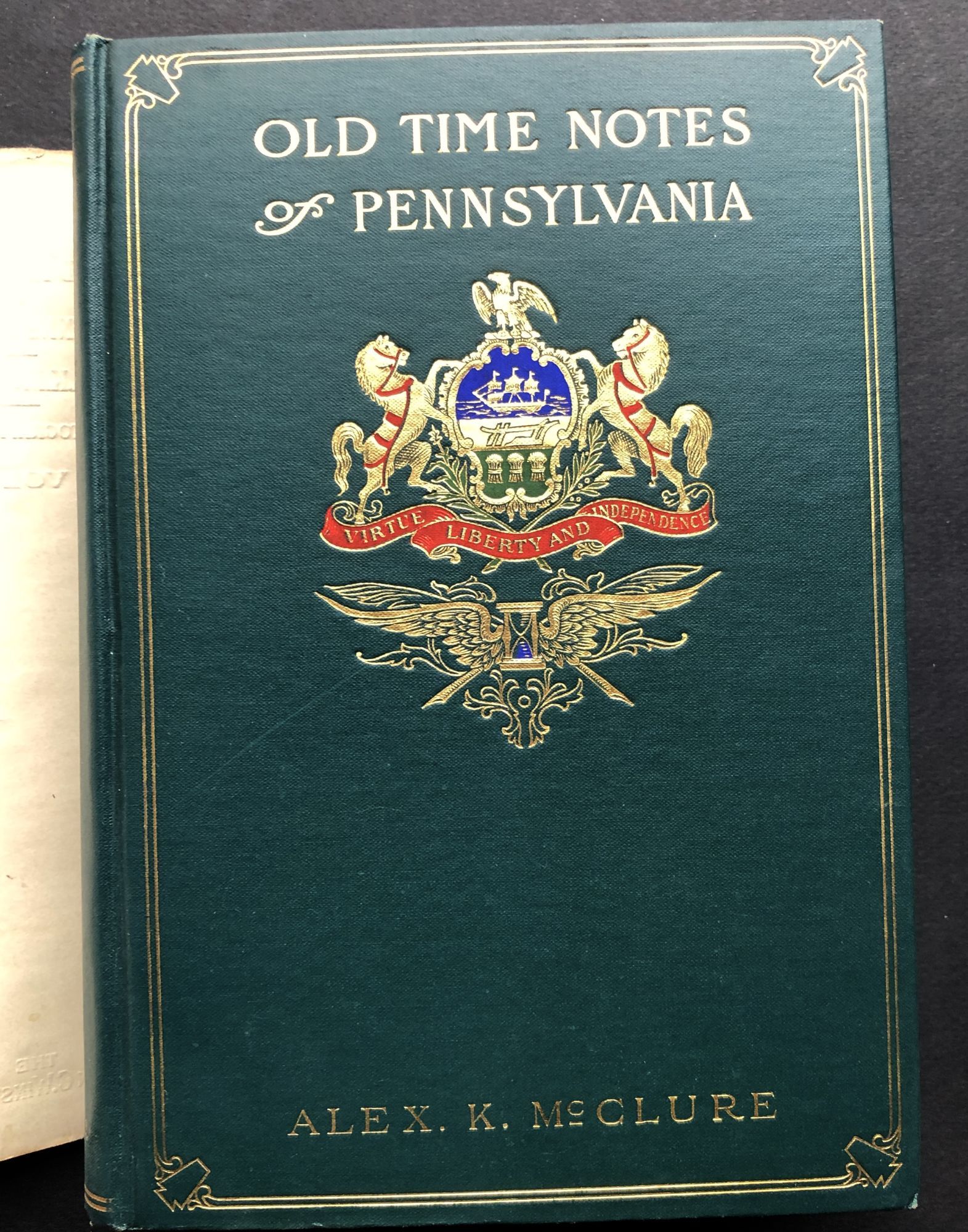 Old Time Notes of Pennsylvania, 2 volumes (1905) signed limited edition ...