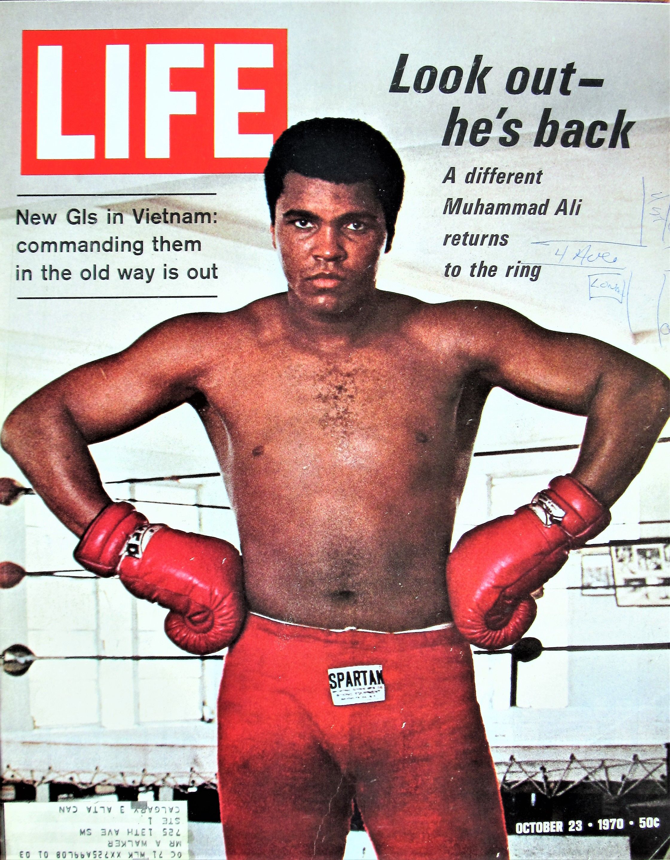 Life. October 23, 1970. Muhammad Ali Cover by Muhammad Ali | Soft cover ...