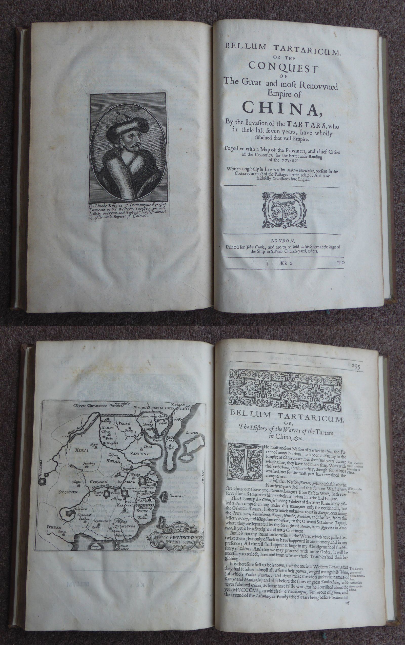 THE HISTORY OF THAT GREAT AND RENOWNED MONARCHY OF CHINA, and BELLUM ...