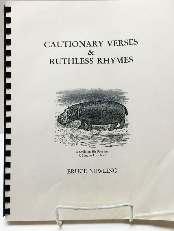 Cautionary Verses and Ruthless Rhymes by Newling, Bruce | Soft cover ...
