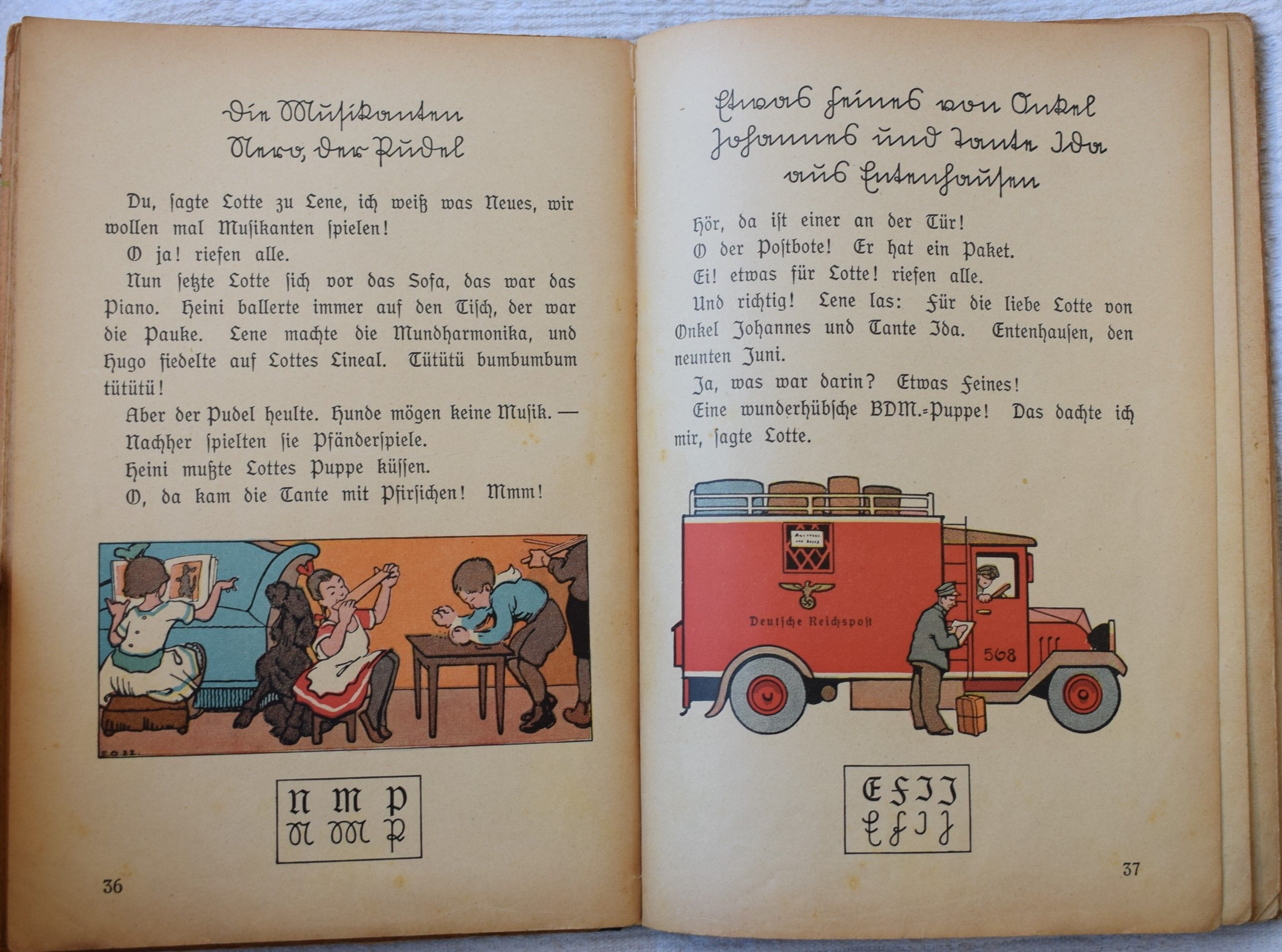 Nazi children's book Otto Zimmermann Hand in Hand for the Fatherland Biblio