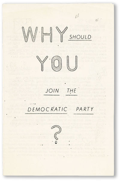Why Should YOU Join the Democratic Party by [DEMOCRATIC PARTY ...