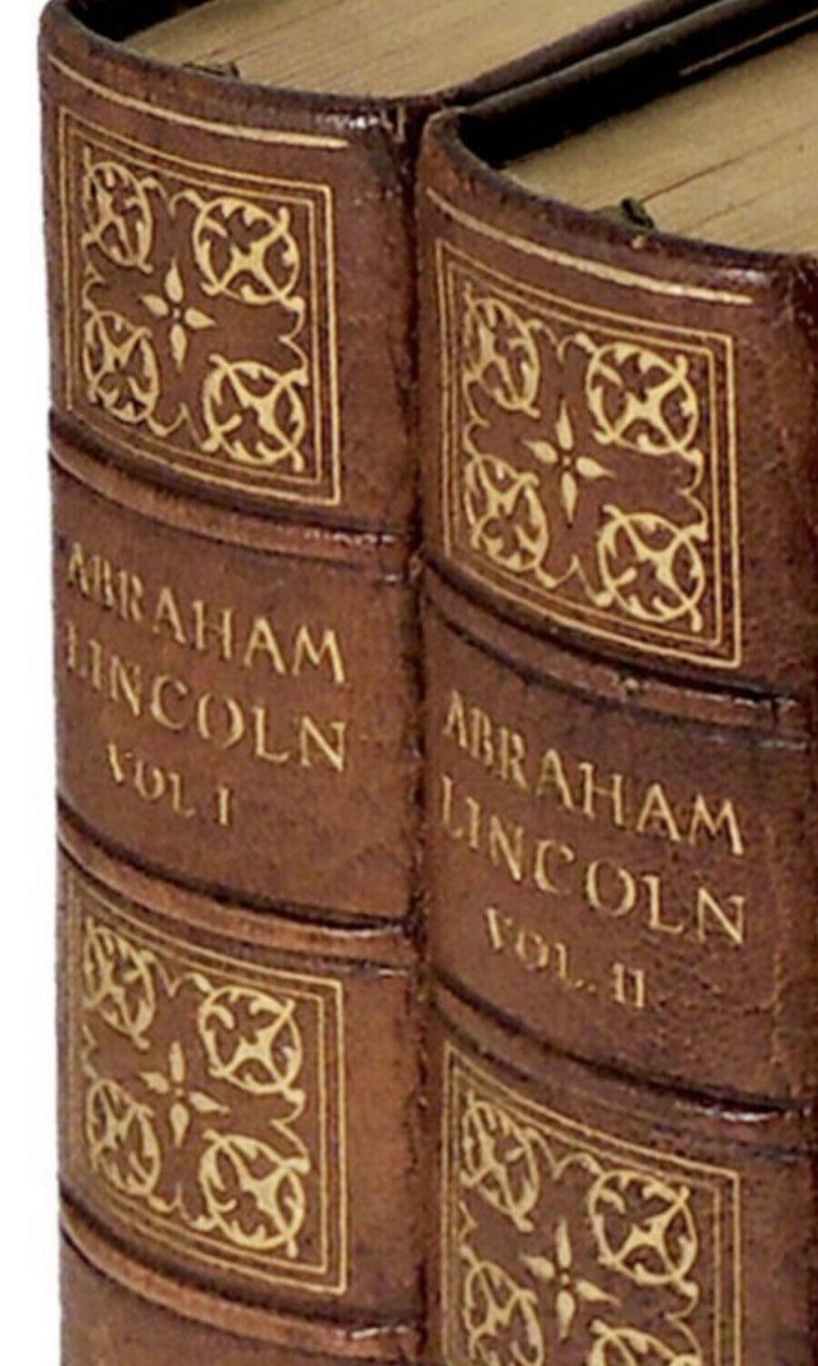 LEATHER Set. ABRAHAM LINCOLN’s WORKS. MANUSCRIPT EDITION Set #4 Full ...