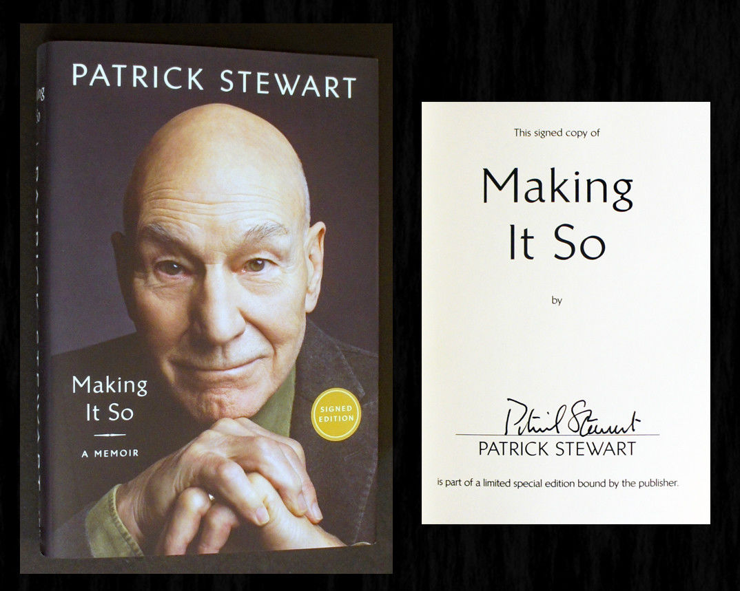 Making It So (Signed 1st Edition) by Stewart, Patrick | Hardcover ...