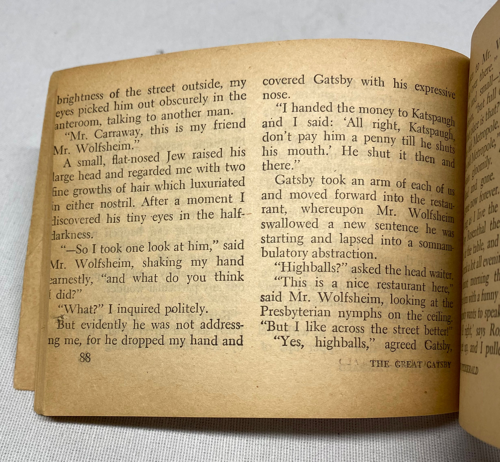 The Great Gatsby (Armed Services Edition) by FITZGERALD, F. Scott ...