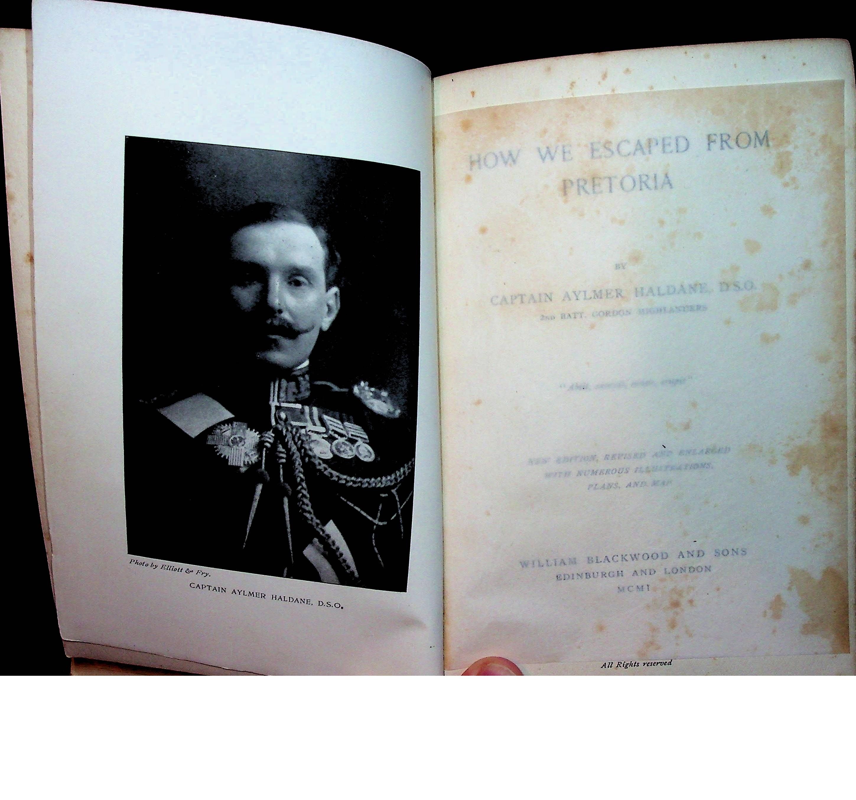 How We Escaped from Pretoria by Captain Aylmer Haldane | | 1901 ...