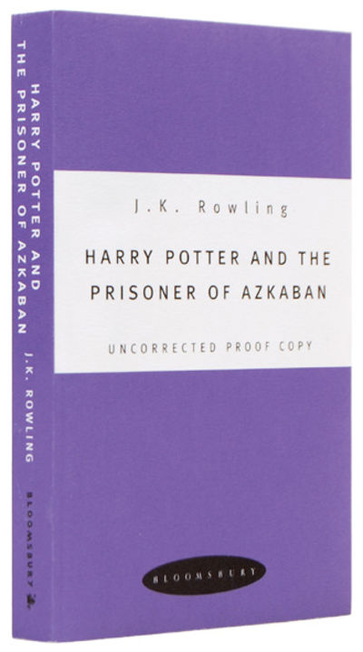 Harry Potter and the Prisoner of Azkaban. Uncorrected Proof Copy. by ...